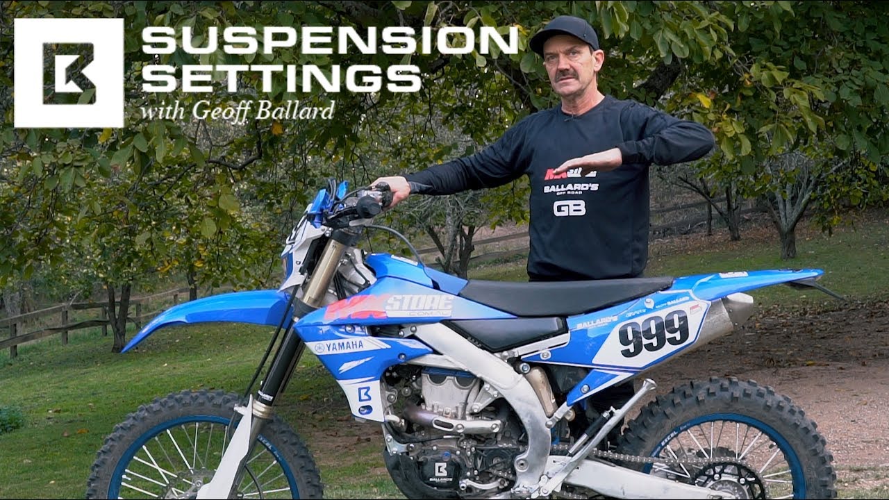 Understanding Base Suspension Settings with Geoff Ballard | MXstore.com.au