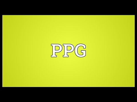 PPG Meaning