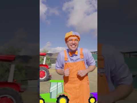 Help Blippi find his Tractor! ππ π΅ #shorts