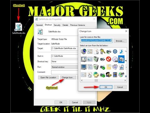 How to Create Safe Mode Desktop Shortcuts