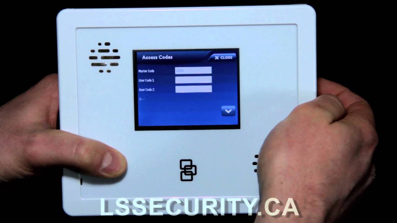 Simon XTI touch screen codes