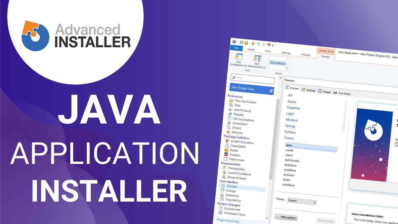 Create Installer for Java Application