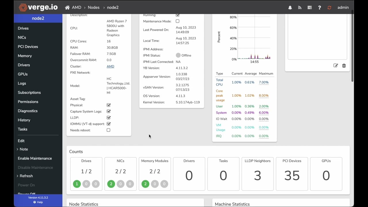 Adding a VSAN Tier in the VergeOS