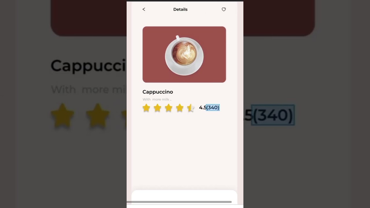 Coffee App Design