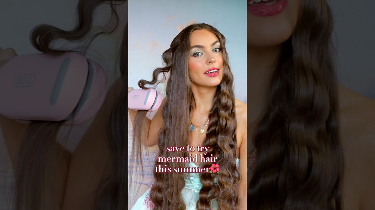 How To: HAIR WAVER TUTORIAL🧜‍♀️ How to Do Mermaid Waves🐚