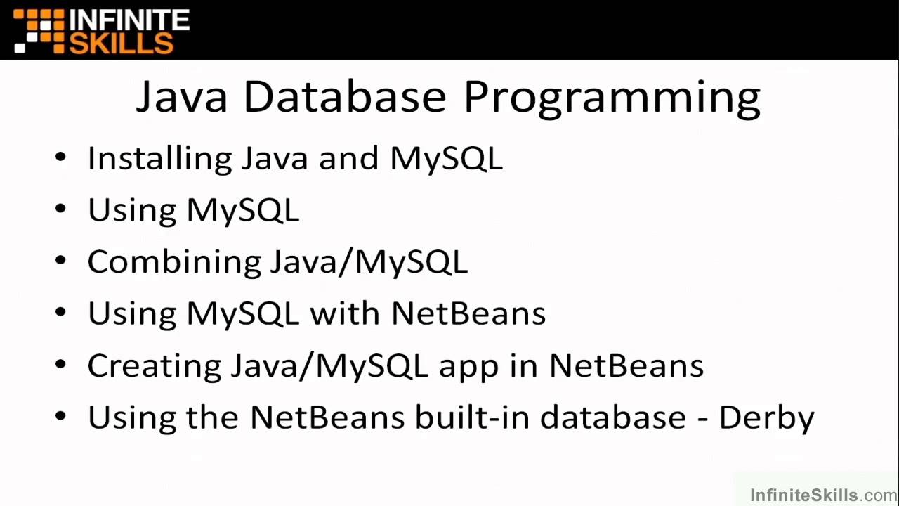 Java Database Programming Tutorial | What This Course Covers