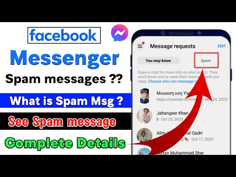 What Is Spam Messages In Messenger||Messager Main Spam Messages Kya Hai|Check Spam Message Messenger