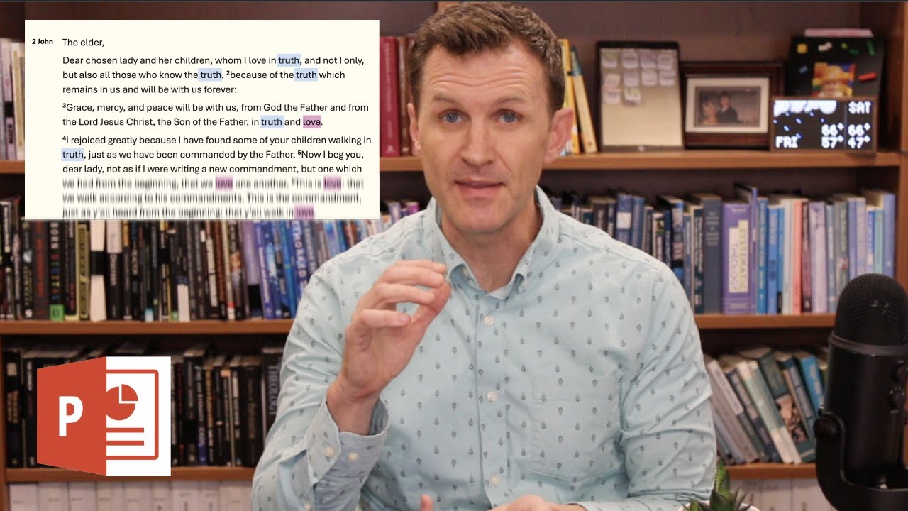 2 Essential PowerPoint Techniques for Bible Teaching (Scroll and Highlight)