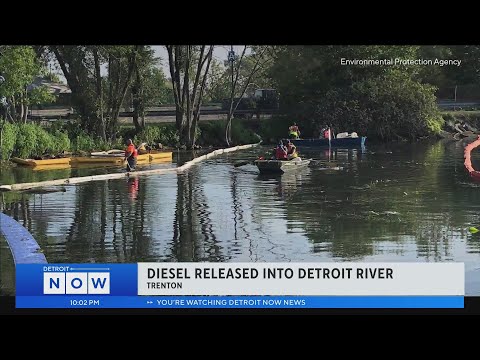 EPA says diesel spill in Detroit River contained