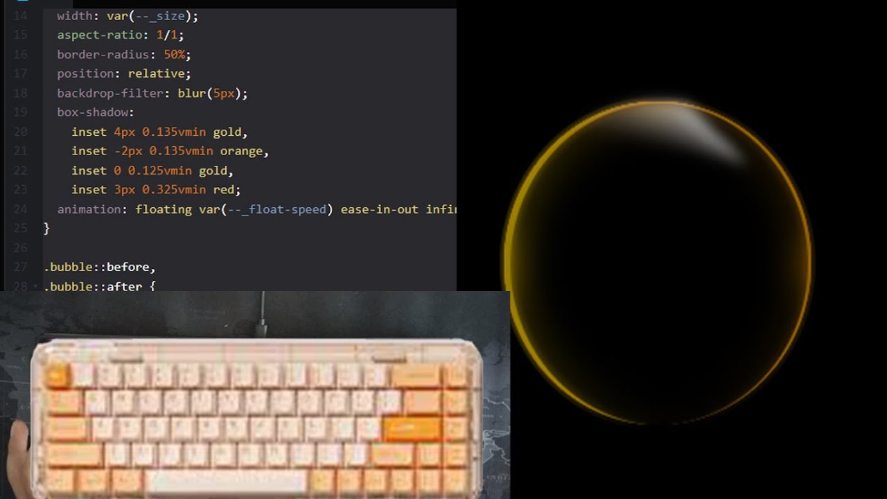ASMR Programming - Floating Bubble Programming - NO Talking