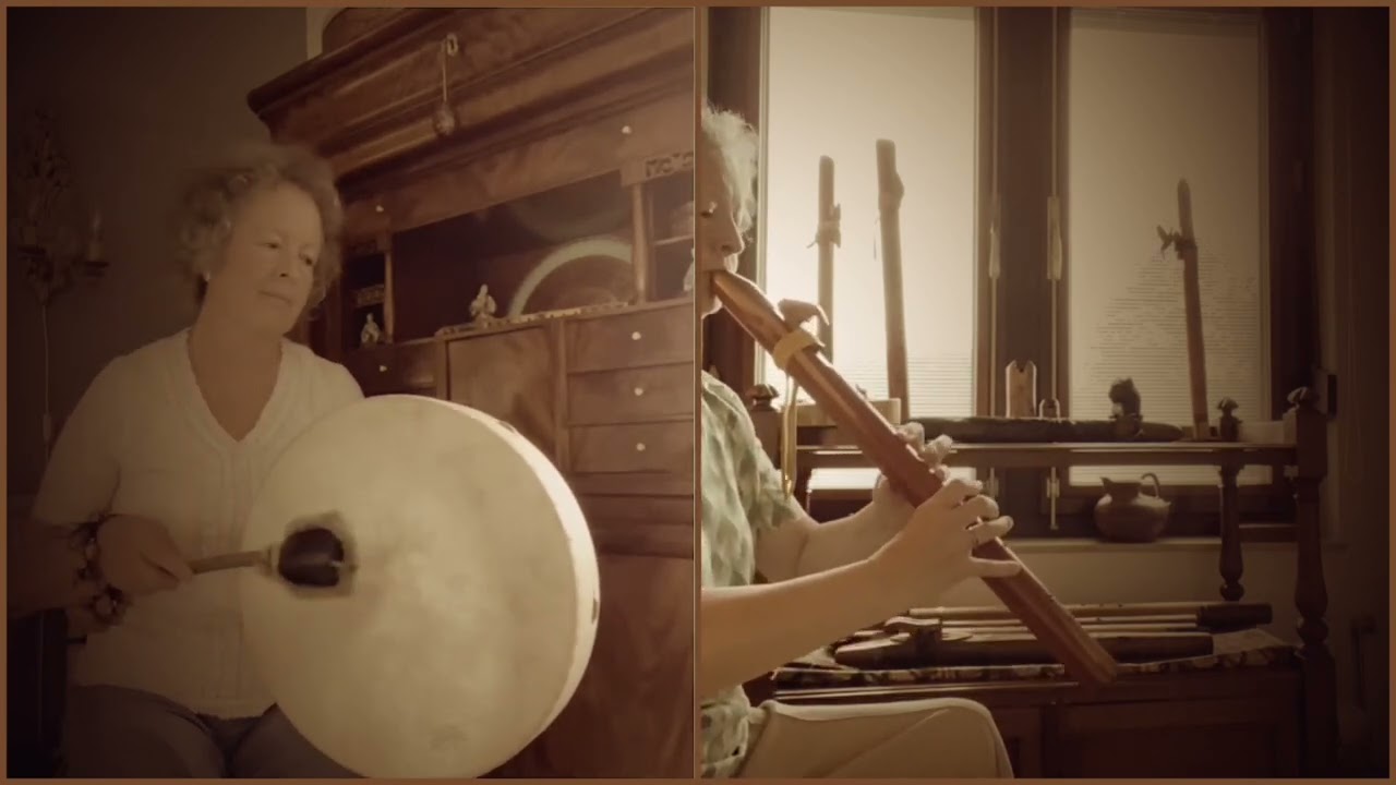 “Deer Hoof Steps” - Native American Style Flute, Buffalo Drum & Seed Shaker