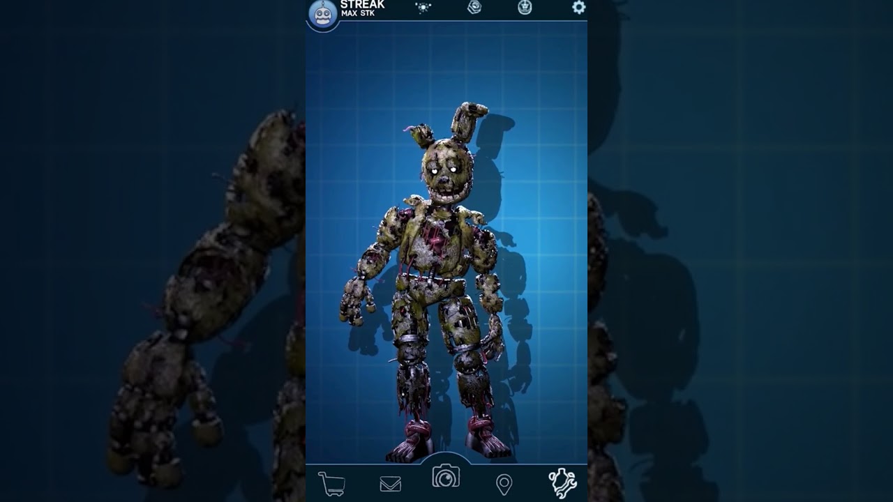 Fnaf AR Edit evolution SpringTrap #fnafedit #fnaf #fnafanimation #fnafar #springtrap #evolution