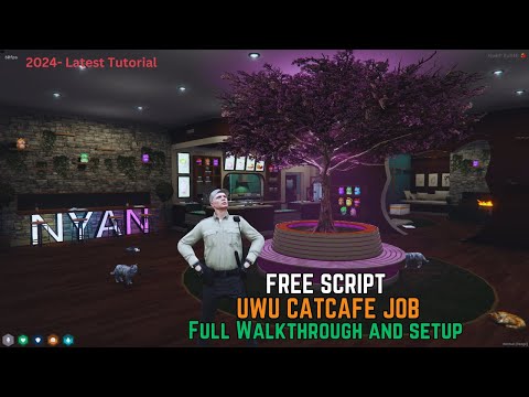 UWU Cafe Job | Installation and Showcase | FiveM Script Tutorial 2024