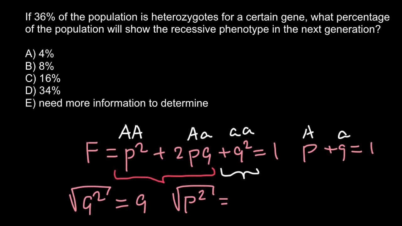 Tricky H-W problem