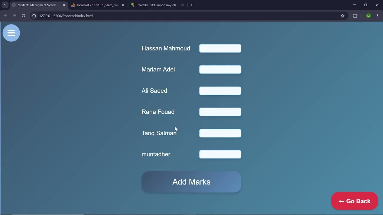 Student Management System | Full CRUD App with MySQL, Python & JavaScript