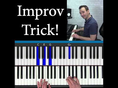 Easy tip for improvising over a C chord πΉ