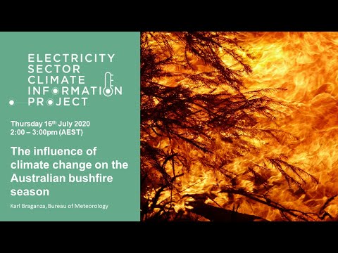The influence of climate change on the Australian bushfire season