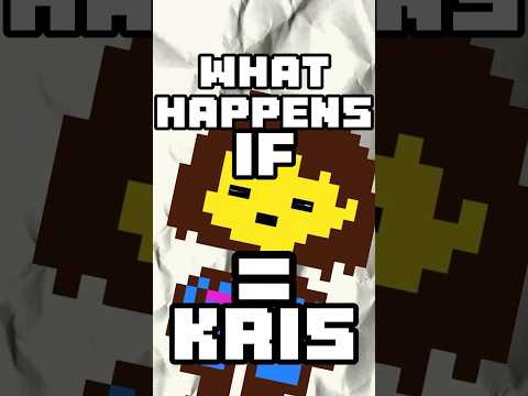 WHAT HAPPENS IF YOU SET FRISK AS YOUR NAME IN DELTARUNE?!? #deltarune #ytshorts #theory #gamingfacts