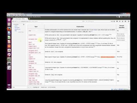 Programming C in Linux - How to determine size of a data type - int and float