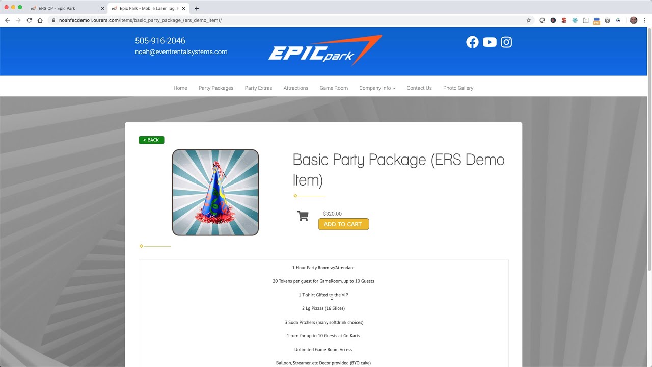 ERSFEC Webpage Creation and Editing