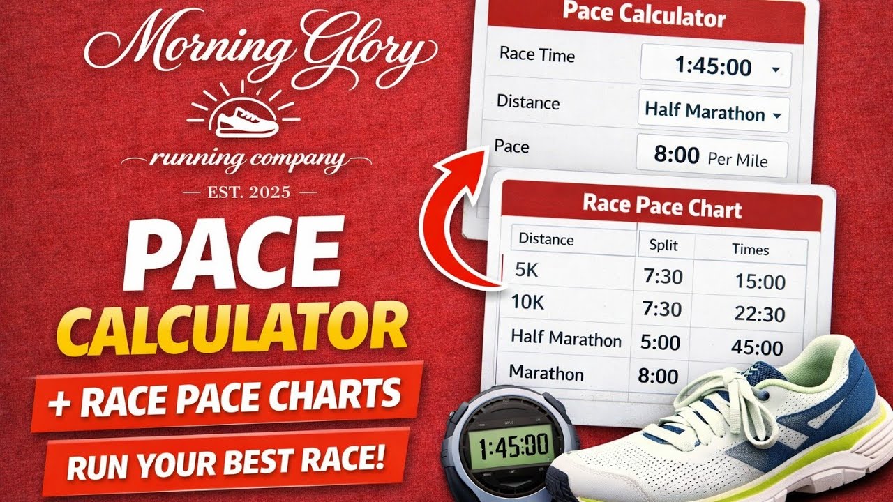 How To Use Pace Calculator & Race Pace Charts | Morning Glory Running