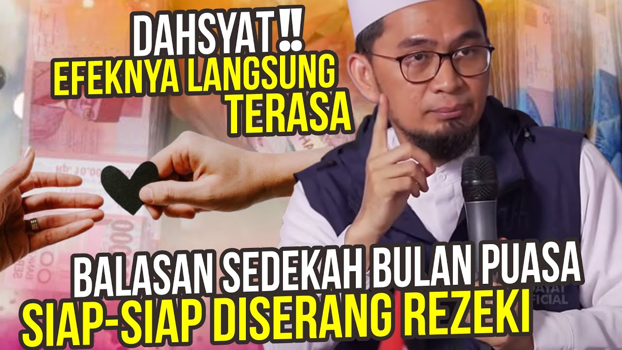 AWESOME‼️ The Reward of Charity in the Last 10 Days of Fasting – Ustadz Adi Hidayat LC MA
