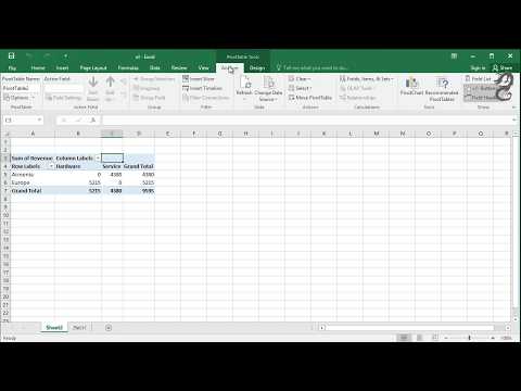 How to delete a Pivot Table in Excel