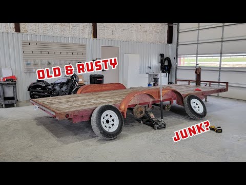 Restoration of 22 Year Old PJ Trailers Car Hauler Part 1
