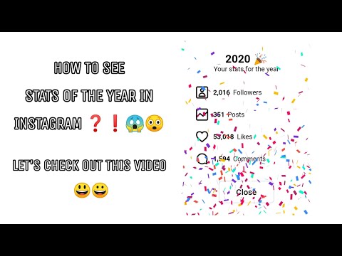 How To Find Stats Of The Year on Instagram🧐❓