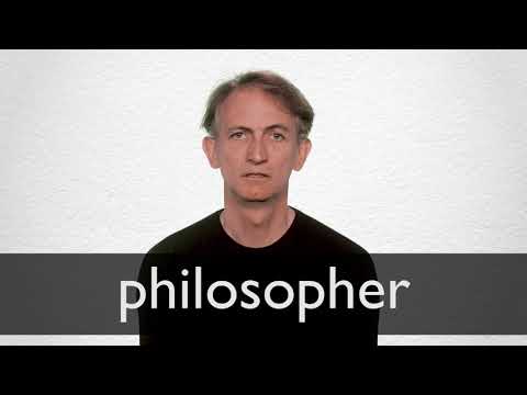 How to pronounce PHILOSOPHER in British English