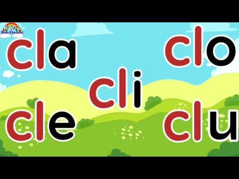 Consonant Blend "cl" | Learn to Blend with the Vowels