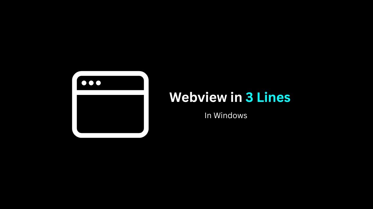 Python Webview: A Simple GUI for Your Scripts