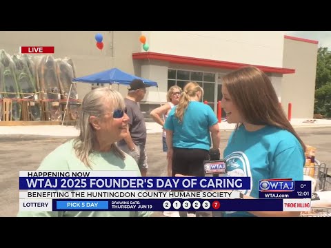 WTAJ's 2025 Founder's Day of Caring collecting donations for animal shelter