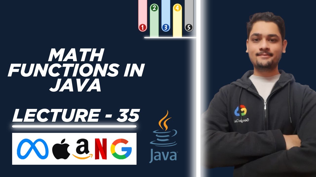 In-Built Math Functions in Java || Lecture - 35