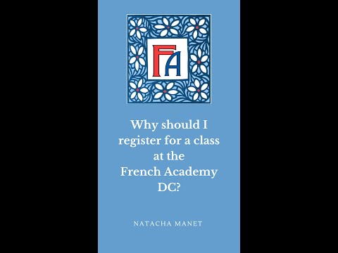 Learn French at the French Academy DC