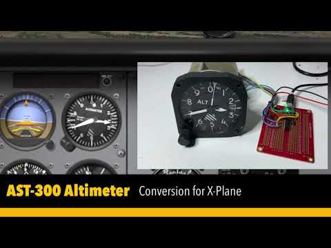 AST-300 Surplus Mechanical Altimeter Conversion for X-Plane