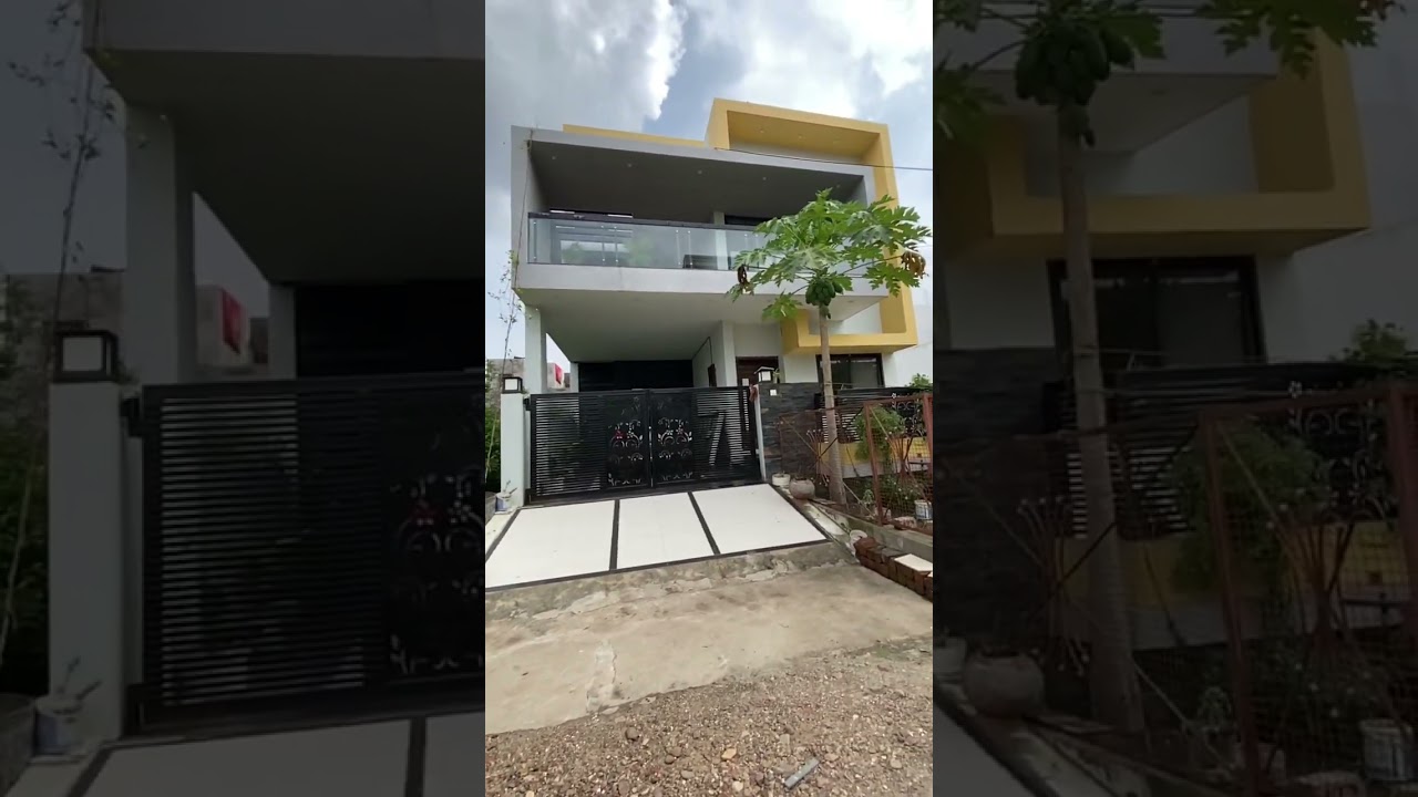 Beautiful elevation design in MP #home #design #shorts