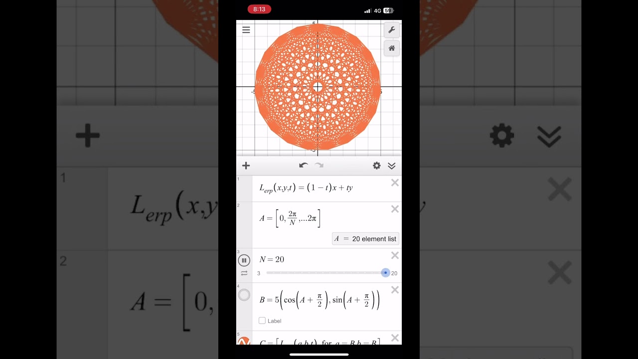 Desmos #shorts  #animation  #art #maths  #desmos