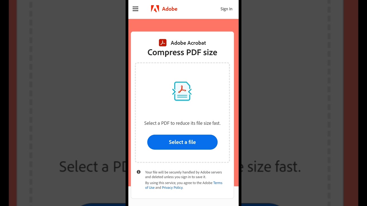 How to compress a PDF file using Adobe #howto #shortsfeed