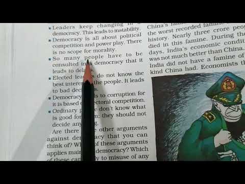 Arguments against democracy -class 9-cbse