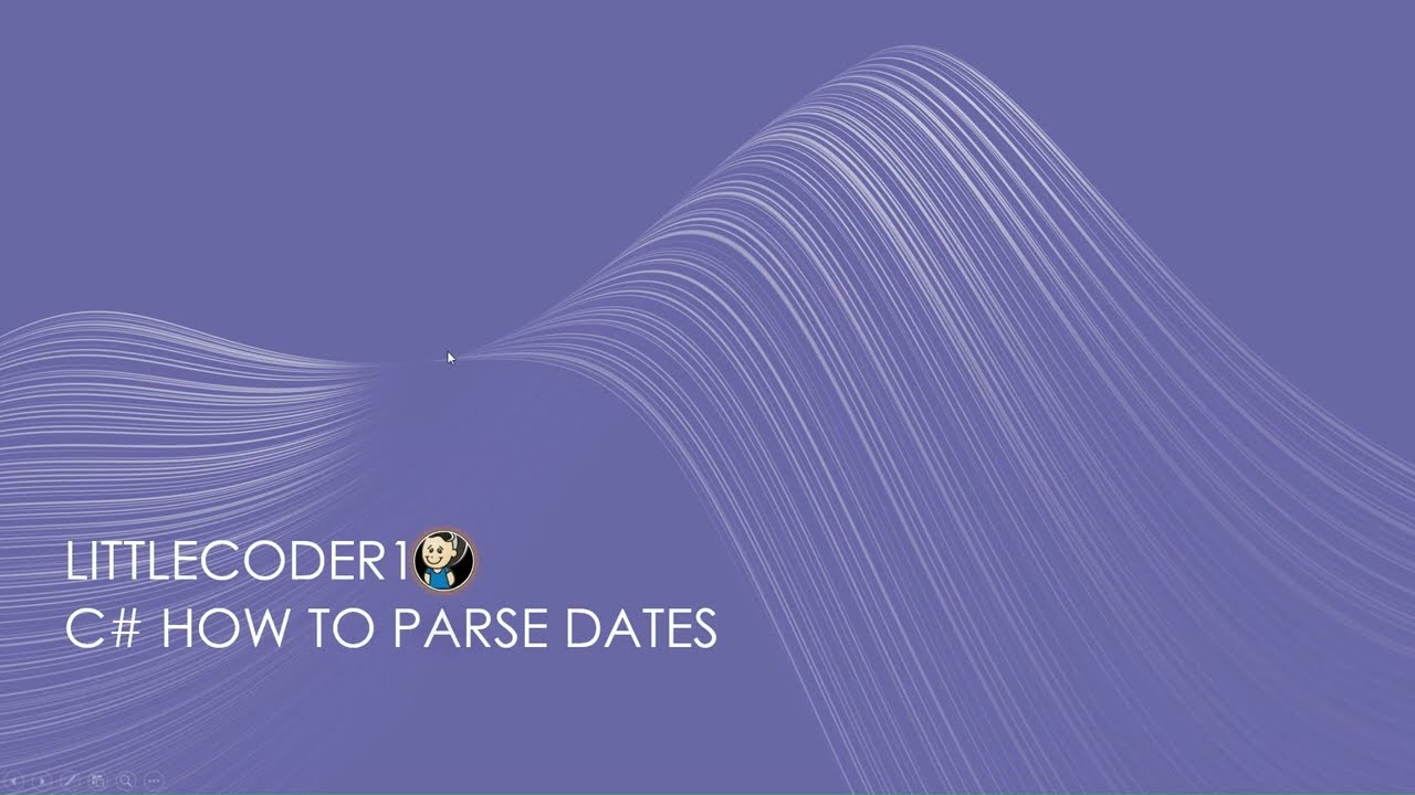 C# How to Parse Dates
