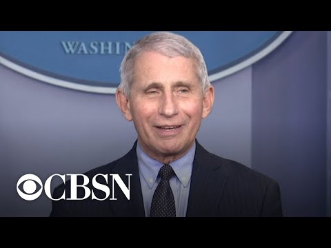 Dr. Anthony Fauci returns to White House press briefing to give update on COVID-19 response