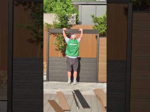 mondaria outdoor composite fence brand #diy #gardenideas #patio #fenceinstallation #fencesolutions