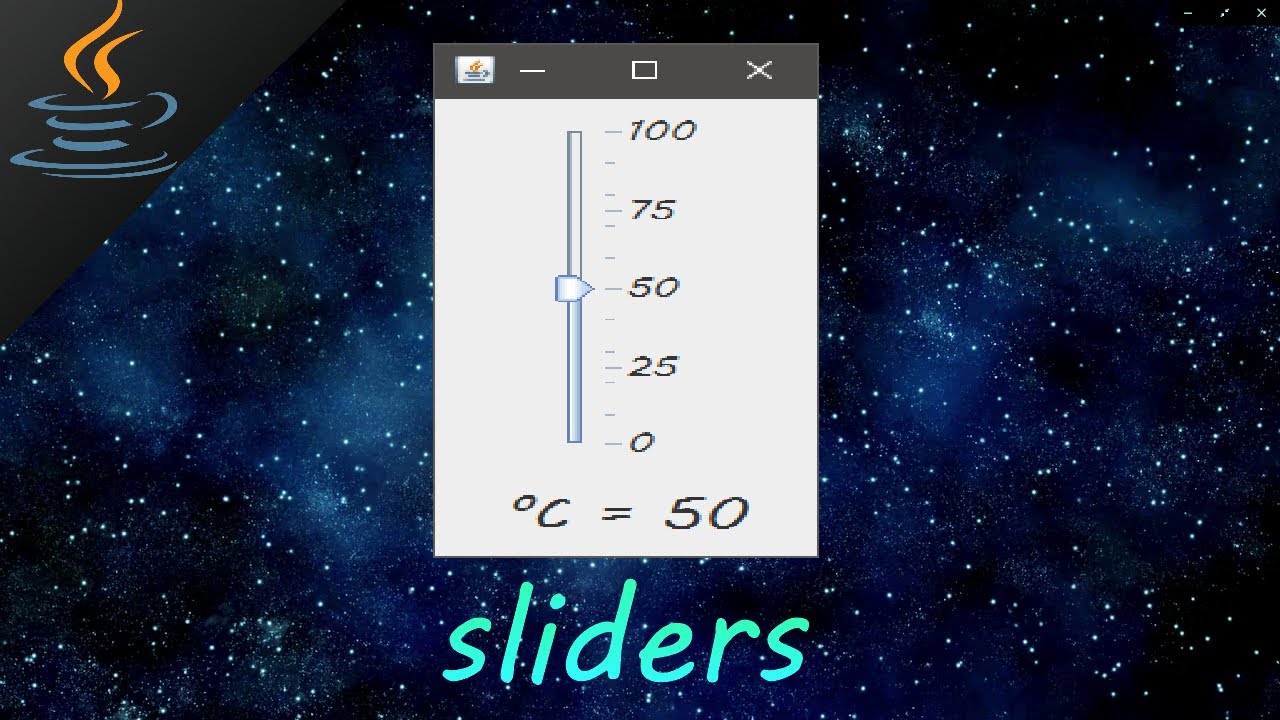 Java slider 🌡️