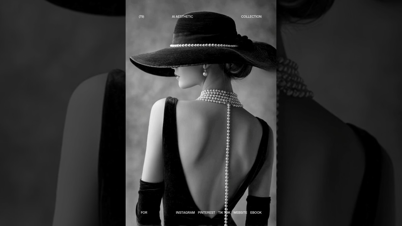 Hundreds of AI black-and-white visuals. One timeless mood 🤍✨