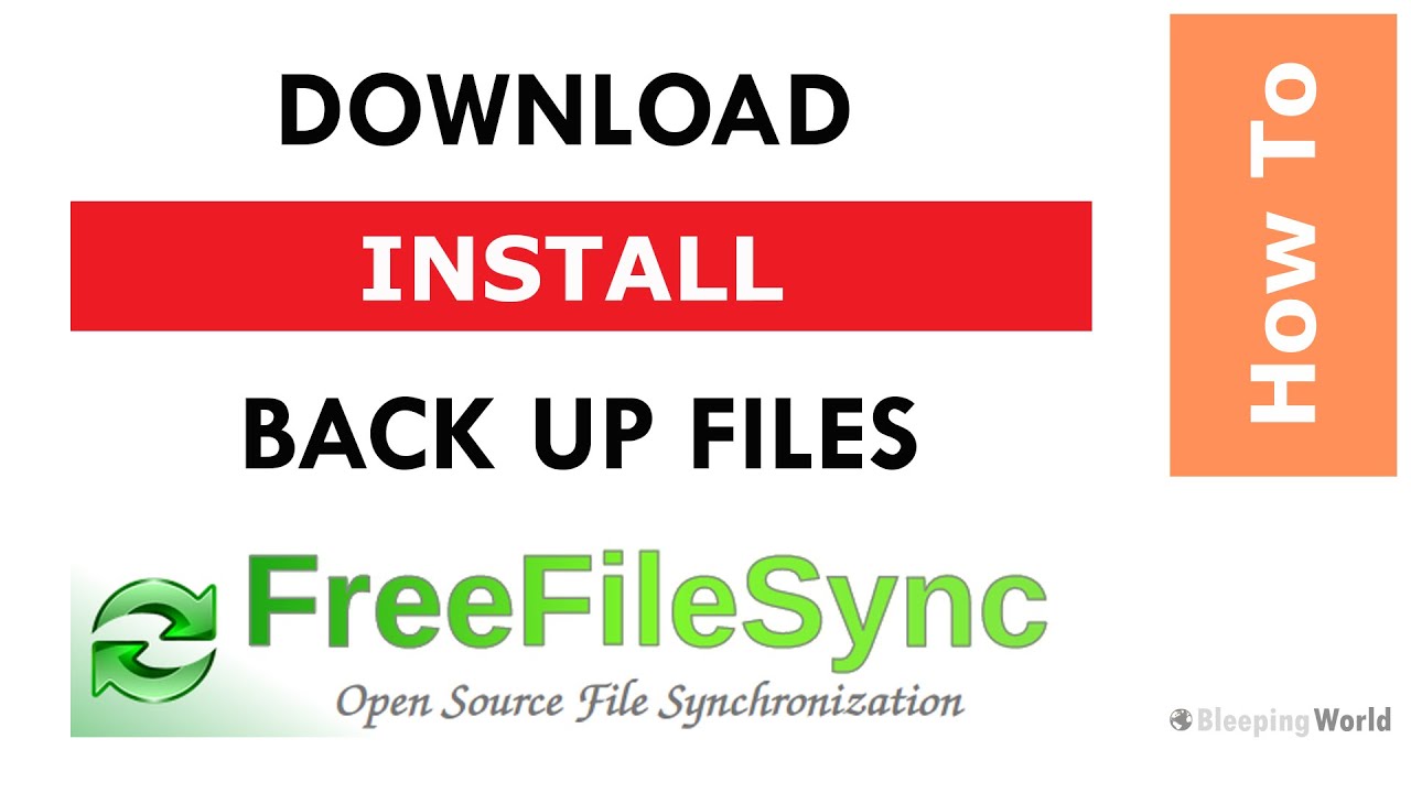 How to Install FreeFileSync | Download & Back Up Files Demo