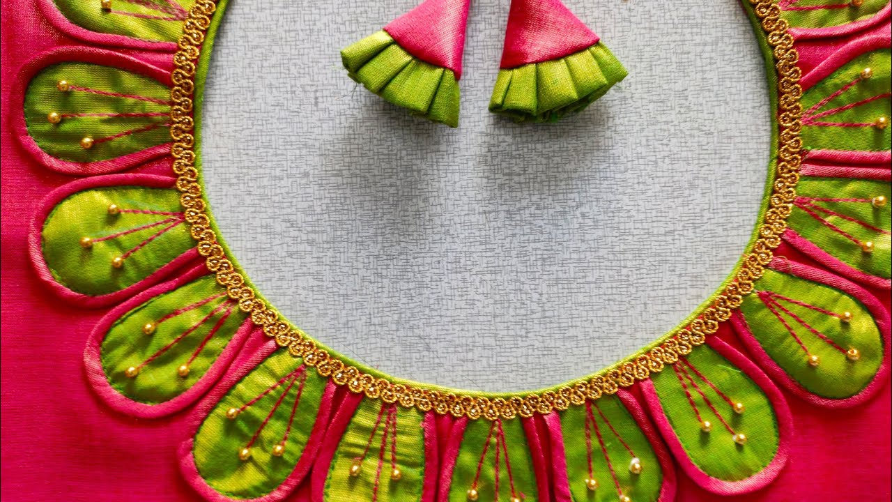 Latest Patch Work Blouse Design Cutting and Stitching - Blouse Designs ...