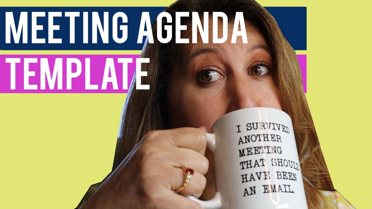 Meeting Agenda and Minutes Template and Tutorial (Word)