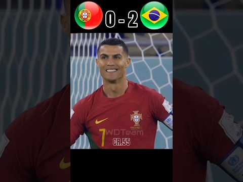 Portugal vs Brazil 🥵 Imaginary Match 2025 🔥 Ronaldo vs Brazil 🇧🇷 || #ronaldo #shorts #football