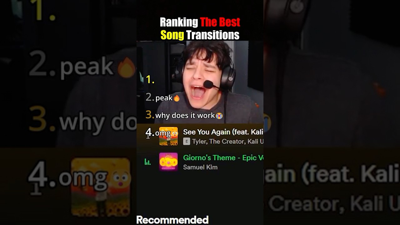 Ranking The Best Song Transitions😭😭